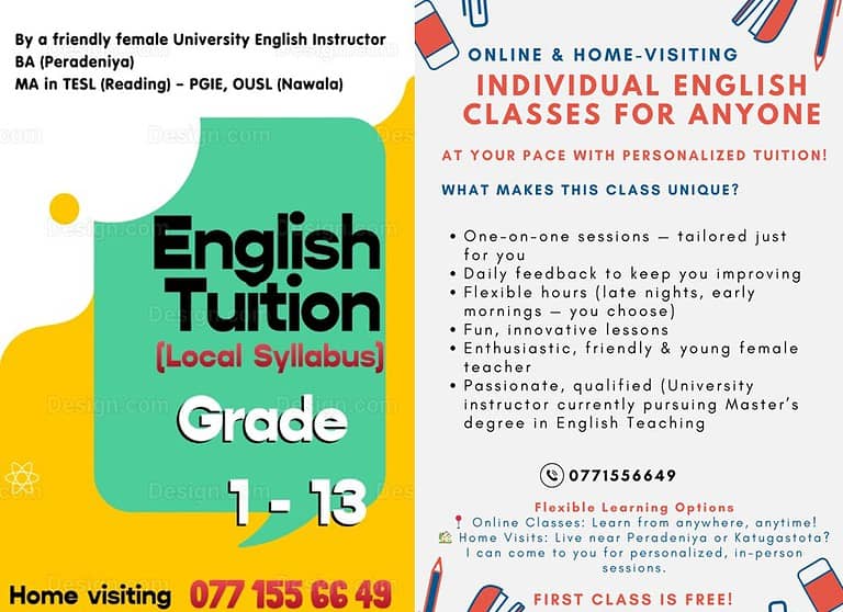 Tuition Classes & Teachers Guide in Sri Lanka | Class Advertisments